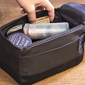QSHAVE Shaving Brush Travel Case Holder Fit for Most of Shaving Brushes (Brush not Included)