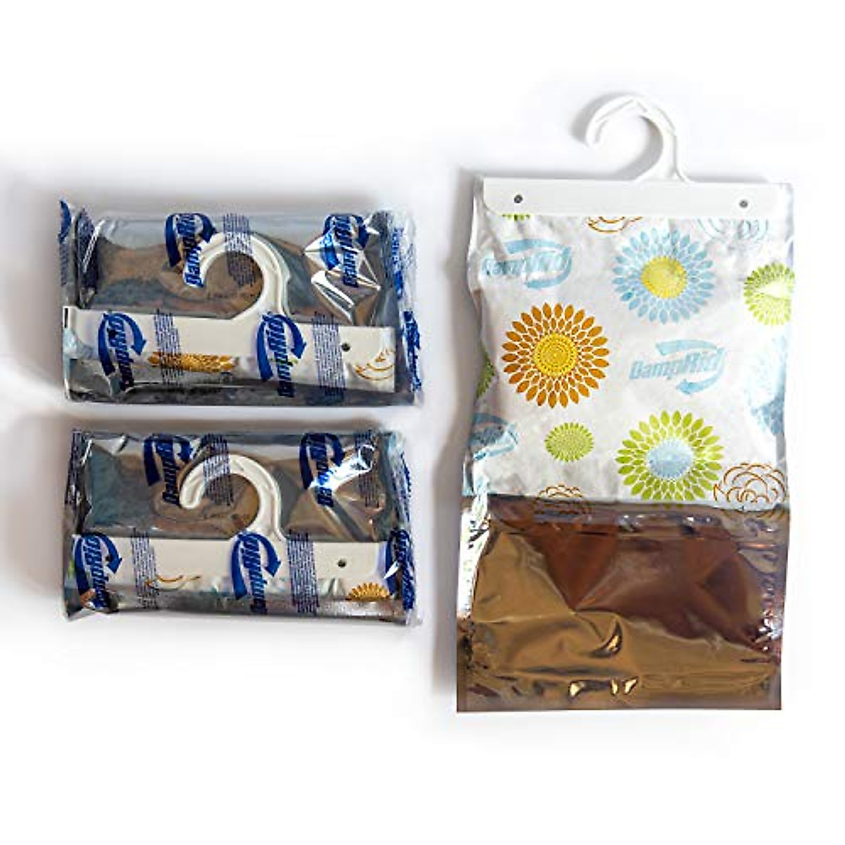 DampRid Pure Linen Hanging Moisture Absorber, 3 Pack, For Fresher, Cleaner Air in Closets