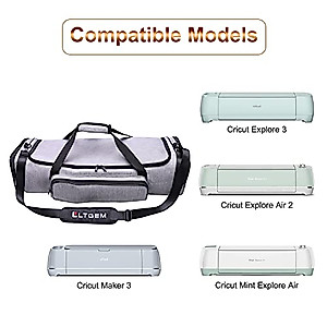 L LTGEM Carrying Case for Cricut Maker, Cricut Maker 3, Cricut Explore Air 2, Cricut Explore 3, Cricut Mint Explore Air Cutting Machine