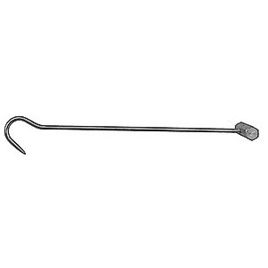 Super-Long Meat Hook/Poultry-Dolly Hook w/Aluminum Handle - 24"