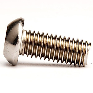 M4 x 6mm Pin in Head Torx Screws,304 Stainless Steel Pin Torx Button Head Security Screws,Right Hand Threads,Metric,100-pieces