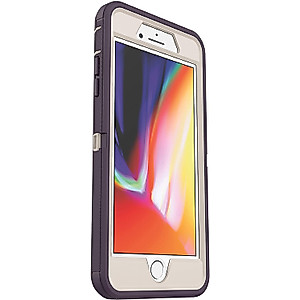 OtterBox Defender Series Case for iPhone 8 PLUS & iPhone 7 PLUS (ONLY) Case Only - Non-Retail Packaging - Night Purple/Pale Beige