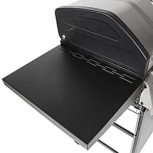 Grill Boss GBC1932M Outdoor BBQ 3 Burner Propane Gas Grill for Barbecue Cooking with Top Cover Lid, Wheels, & Side Shelves, Black