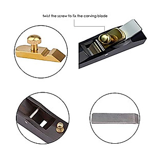 YOGEON Mini Wood Planer,Small Hand planer,Block Hand Plane,Wood plane, Woodcraft Hand Tool, Perfect for Woodworking, Trimming, Wood Planing, Surface Smoothing