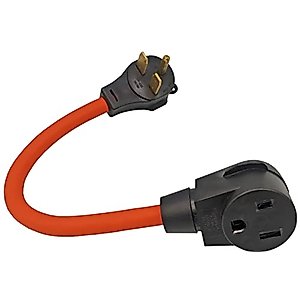 Fullsky FC-63651 Male Plug 6-30P to Female 6-50R Welder Adapter, Welder Heavy Duty Adapter generator adapter