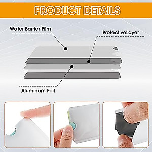 Ouligay 10PCS RFID Blocking Sleeves RFID Card Holder Credit Card Sleeves Set RFID Blocking RFID Identity Card Protector Sleeves RFID Blocking Card Sleeve RFID Blocking Rfid Credit Card Sleeve