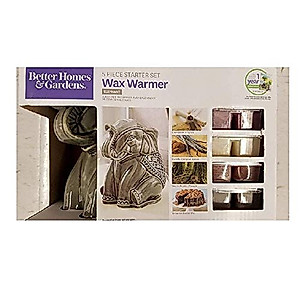 Better Homes and Gardens Full Size Wax Warmer Elephant Starter Set, Includes 1 Year Subscription to Better Homes and Gardens Magazine