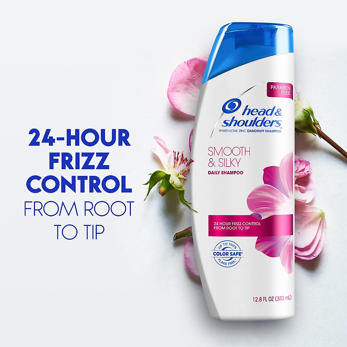 Head & Shoulders Smooth & Silky Dandruff Shampoo and Conditioner Twin Pack, 23.4 Fluid Ounce
