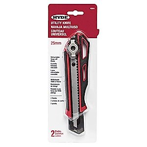 Hyde 42051 25mm Snap-Off Knife with Screw Lock