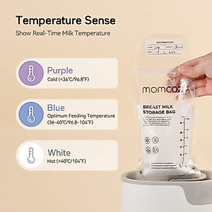 Momcozy Breastmilk Storing Bags 50pcs & Momcozy Smart Baby Bottle Warmer