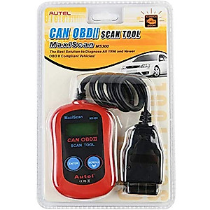 Autel MS300 OBD2 Scanner Code Reader, Turn Off Check Engine Light, Read & Erase Fault Codes, Check Emission Monitor Status CAN Diagnostic Scan Tool