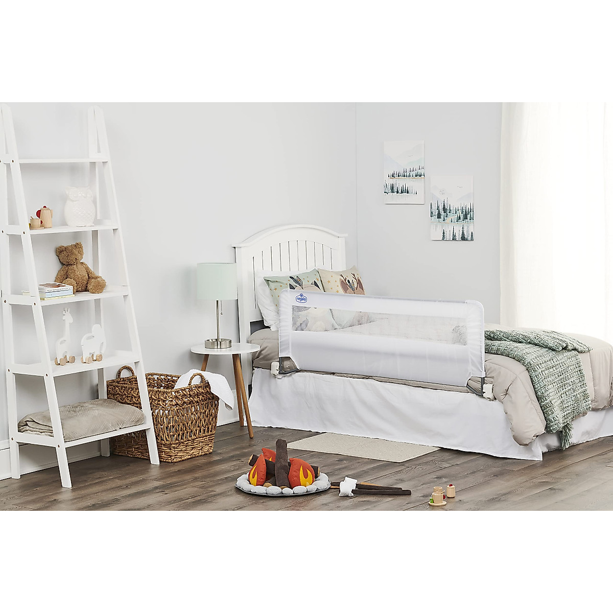 Regalo Swing Down 54-Inch Extra Long Bed Rail, with Reinforced Anchor Safety System