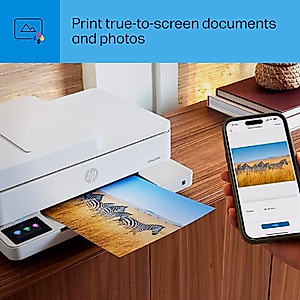 HP Envy 6555e Wireless All-in-One Color Inkjet Printer, Print, scan, Copy, Duplex Printing Best-for-Home, 3 months of Instant Ink included (714N5A)