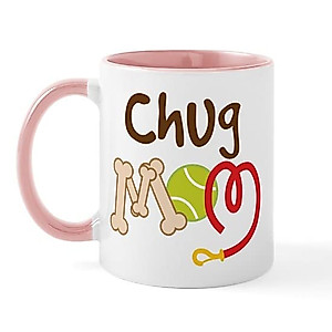 CafePress Chug Dog Mom Mug Ceramic Coffee Mug, Tea Cup 11 oz