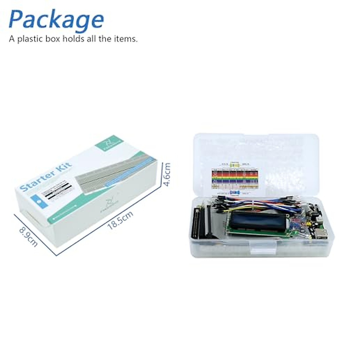 Freenove Super Starter Kit for Raspberry Pi 5 4 B 3 B+ 400 Zero 2 W, 682-Page Detailed Tutorial, Python C Java Scratch Processing Code, 164 Items, 88 Projects (Raspberry Pi NOT Included)