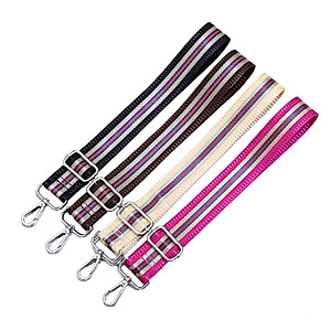Umily Adjustable Length Handbag Purse Strap Guitar Style Multicolor 3.8cm Wide Replacement Strap Crossbody Strap