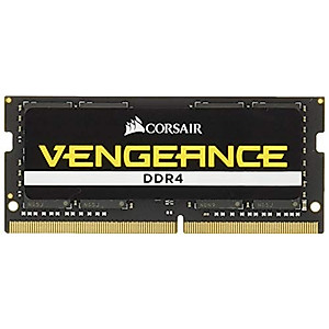 Corsair Vengeance SODIMM 32GB (1x32GB) DDR4 2666 C18 1.2V for Intel 9th & 10th Gen Systems, Black