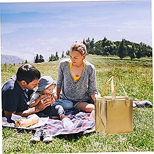 LIFKICH Baking Tote Car Tote Collapsible Grocery Tote Pizza Warmer Bag Food Delivery Bag Commercial Catering Bag Insulated Grocery Bag Heat Insulated Bag Thermal Bag Convenient Cake Bag