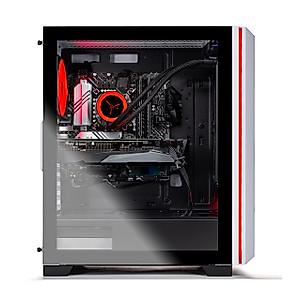 Skytech Gaming Chronos Gaming PC Desktop – Intel Core i7 12700F 2.1 GHz, NVIDIA RTX 4070, 1TB NVME SSD, 16GB DDR4 RAM 3200, 750W Gold PSU, 240mm AIO, 11AC Wi-Fi, Windows 11 Home 64-bit,White