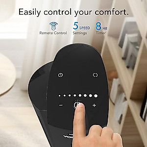 Vornado OZI42 42" Whole Room Air Circulator Tower Fan with Remote Control