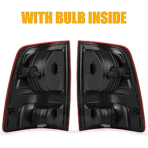 Wztepeng Ram Tail Light Compatible With 2009-2018 Dodge Ram 1500 2500 3500 Taillight With Bulb Inside (Driver And Passenger Side)