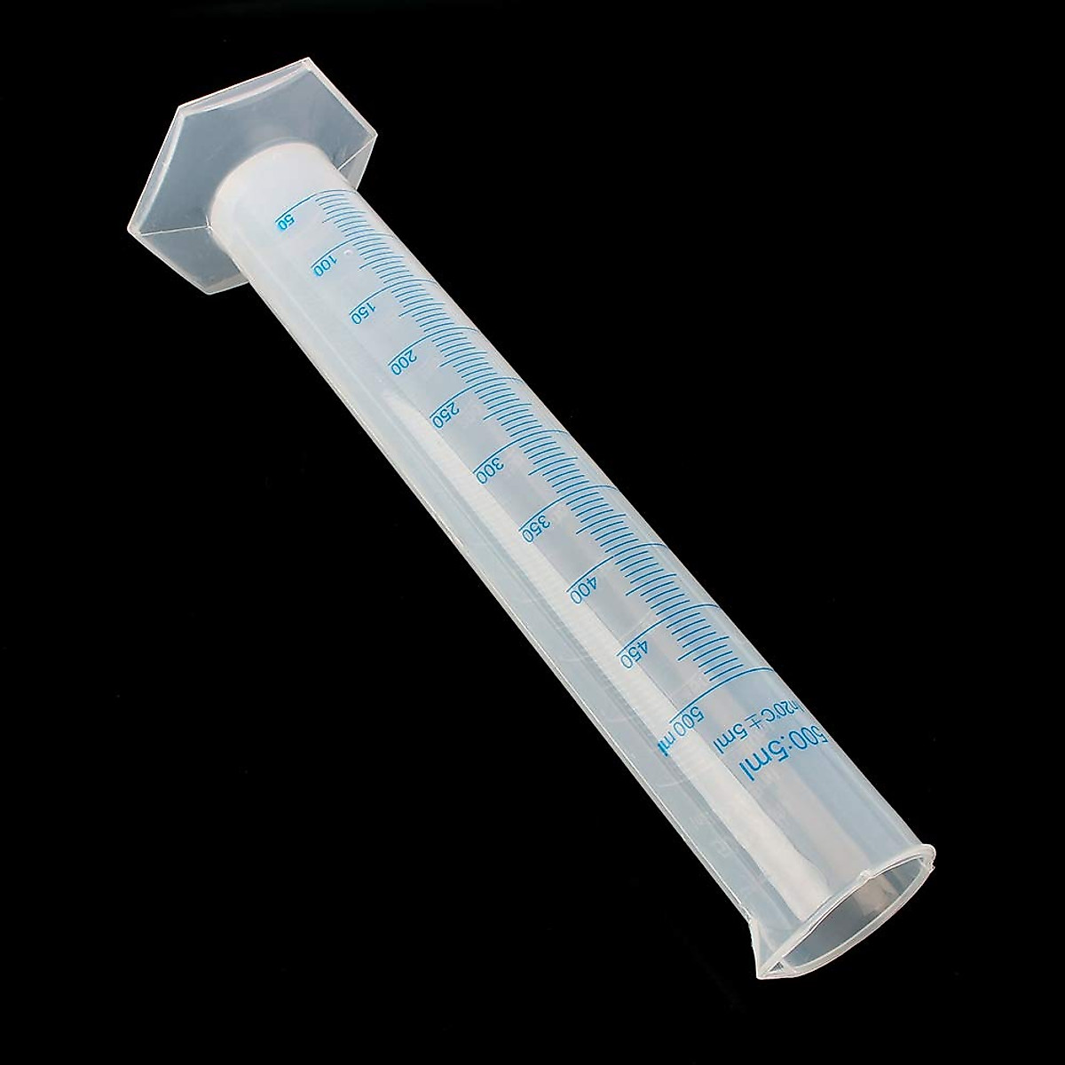 Plastic Graduated Cylinders, 500ml Measuring Cylinder, Ideal for Home and School Science Lab for Home and School Science Laboratory Supplies