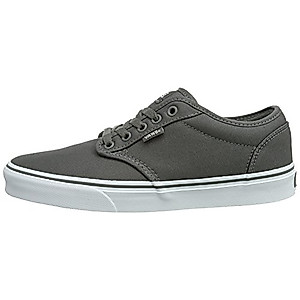 Vans Men's Atwood Sneaker, Canvas Pewter White, 14