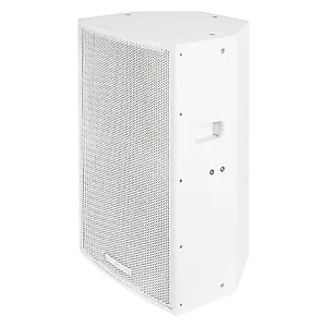 Sound Town CARME Series 15" 2-Way Powered Professional PA DJ Speaker, White with Onboard DSP, Birch Plywood for Installation, Live Sound, Karaoke, Bar, Church