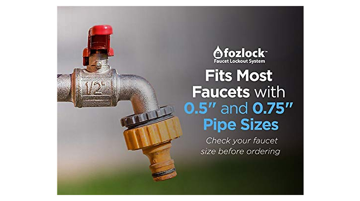 Fozlock Outdoor Faucet Lock | Stop Water Theft & Insulate