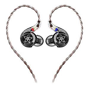FiiO FH11 HiFi 1DD+1BA Hybrid Driver in-Ear IEM Earphone with Detachable 0.78 2Pin Cable HiFi Stereo Wired Earbuds for Musician/Audiophile