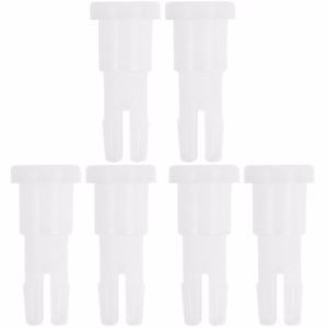 Ipetboom 3 Pairs Glasses Equipment Accessories, Optometry Supplies Optical Chin Rest Paper Pin Attachment Devices for Girls Fix Pin Plastic Paper Fixing Tool Fix Pin Equipment Supplies, White