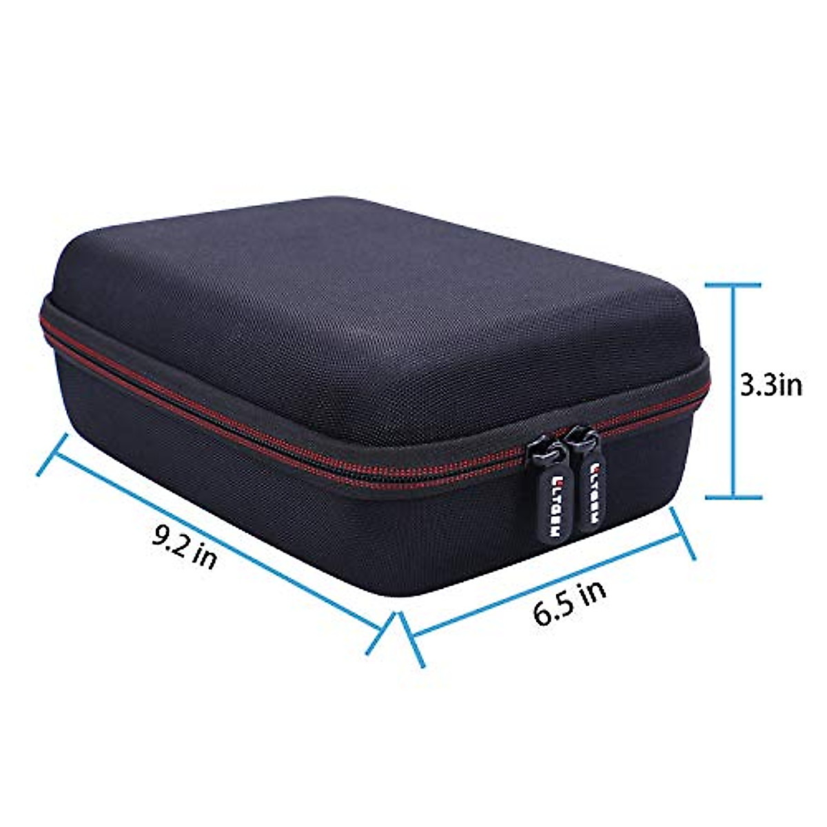 LTGEM AKASO Camera Case EVA Hard Case for AKASO EK7000/EK7000 Pro, Brave 4/7, V50X/V50 Elite Sports Action Camera (Camera + Mounts + Accessories Case)