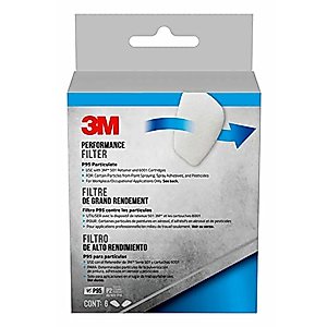 3M Performance Filter, P95 Particulate, NIOSH-APPROVED, Replacement Filters Easy To Install, 6 Pack