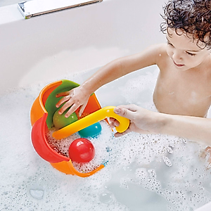 Hape Little Splashers Rainy Day Catching Set Bath Toy| Bathtub Shower Toy for Toddlers