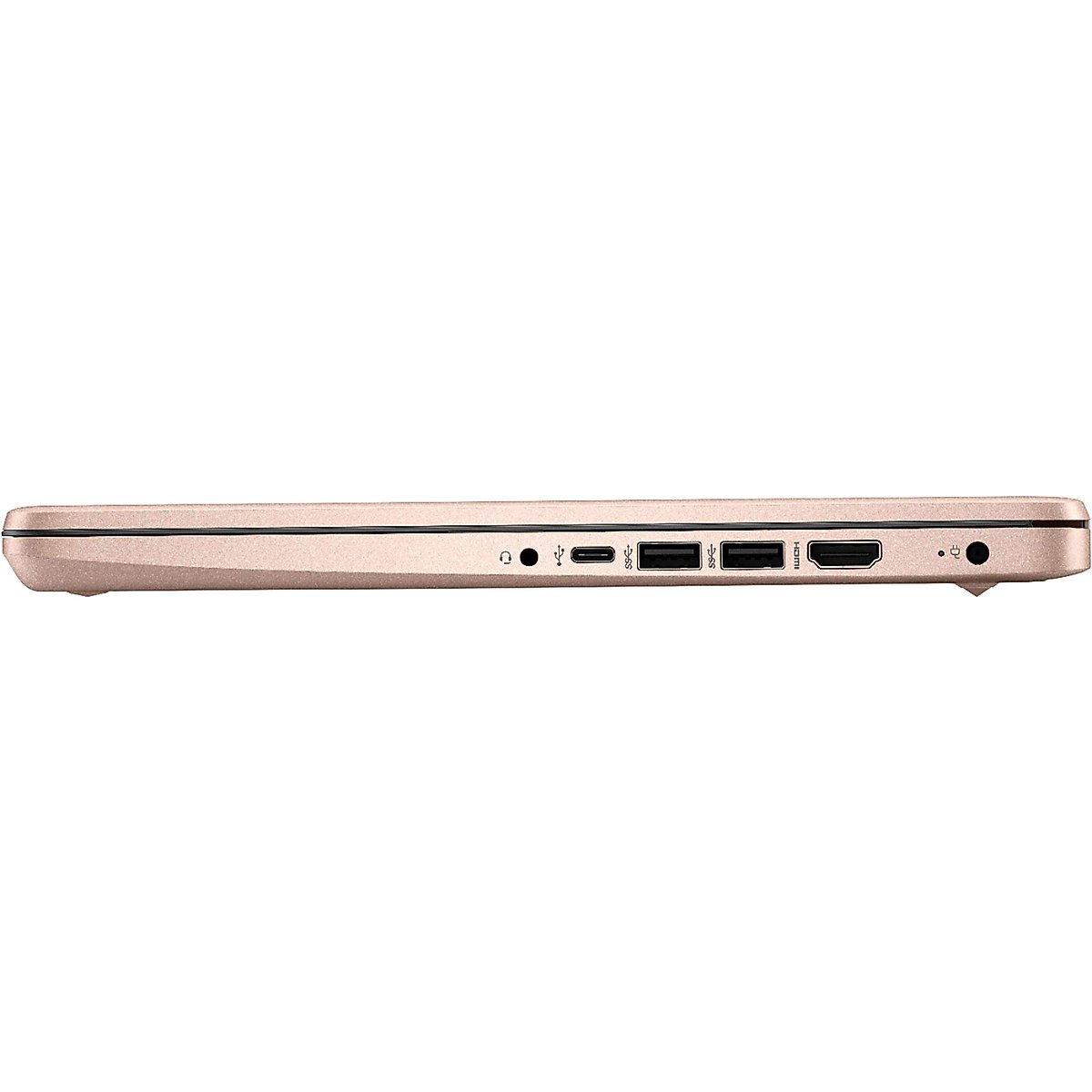 hp Newest Stream 14" HD SVA Laptop Computer, Intel Celeron N4000 Processor, 8GB RAM, 128GB Space(64GB eMMC+64GB MSD), Office 365, HDMI, USB-C, Windows 10, Rose Gold, AllyFlex MP, Online Class
