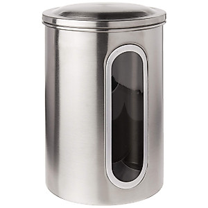 Fox Run 6103 Canister Set, Stainless Steel, 3-Piece Metallic, 5.75 x 6 x 8.5 inches