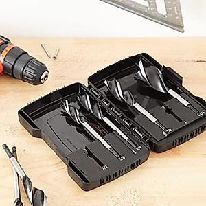 Amazon Brand - Denali Drill Bit Set, Auger, 6-Piece