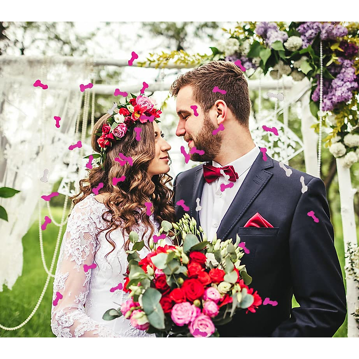 3000 Pcs Glitter Confetti Cute Sprinkle Confetti Party Confetti Table Decoration Confetti for Valentine's Day Decoration Confetti, Confetti Cannon, Celebration, Wedding , Engagement Confetti