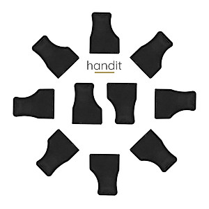 Handit - Coffee Syrup Pump Tip Cap Covers Only | Silicone Rubber | Keep Syrups, Condiments, Bottles Clean, Preserved | Fits Pumps for Torani, DaVinci, Skinny, Monin | 10-Pack