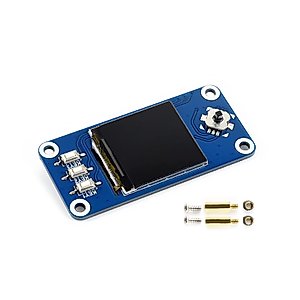 Waveshare 1.3 Zoll LCD Display HAT for Raspberry Pi, 240x240 IPS, SPI, Joystick & 3X Buttons