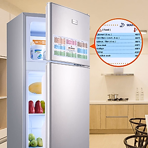 Air Fryer Magnetic Cheat Sheet Cookbook Cooker Accessories Magnet Cooking Times Chart Quick Reference Guide for 66 Common Prep Functions