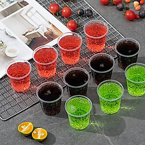 SIUQ 600 Pack 3 oz Clear Plastic Cups, Disposable Bathroom Mouthwash Cups, Small Plastic Drinking Cups for Ice Tea, Tasting, Party, Picnic, BBQ, Travel and Event