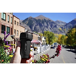 Canniloq TXD120 Premium Rugged Airtight Jar and Storage Container Keeps Herbs Spices Fresh, Zytel Nylon, 120ml (Jet Black)