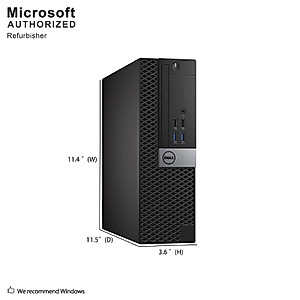 Dell OptiPlex 7040 SFF Computer Desktop PC, Intel Core i5 6500 3.2GHz Processor, 32GB Ram, 1TB SSD,Wireless Keyboard & Mouse, WiFi | Bluetooth, HDMI, Windows 10 Professional (Renewed)