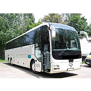 1:50 Scale Diecast Metal Model Bus Man Lion's Coach Russian Airflot - Collectible Die-cast Toy Cars