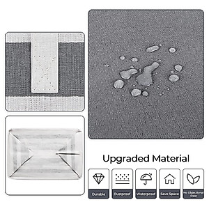 2-Pack Laundry Basket,75L Freestanding Laundry Hamper, Collapsible Tall Clothes Hamper with Extended Handles for Clothes Toys in the Dorm and Family (Multicolor)