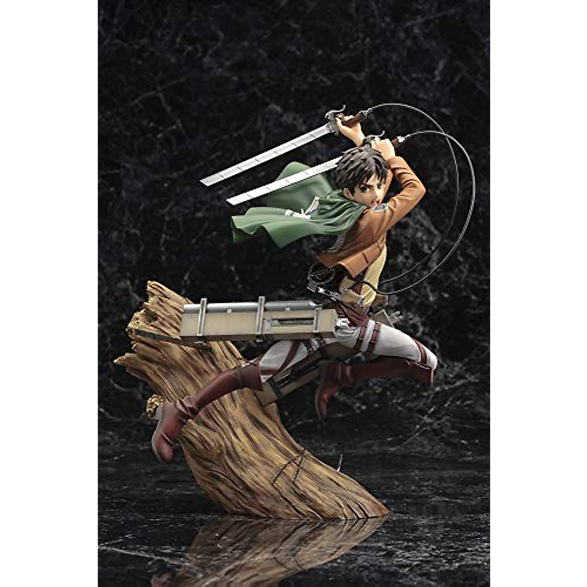 Kotobukiya Attack On Titan: Eren Yeager (Renewal Package Variant) ArtFX J Statue, Multicolor