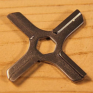 ADUCI 1pc Meat Grinder Knife Stainless Steel Blade Spare Parts Replacement for Moulinex HV3 for KRUPS F402 for Daewoo Kitchen Appliance