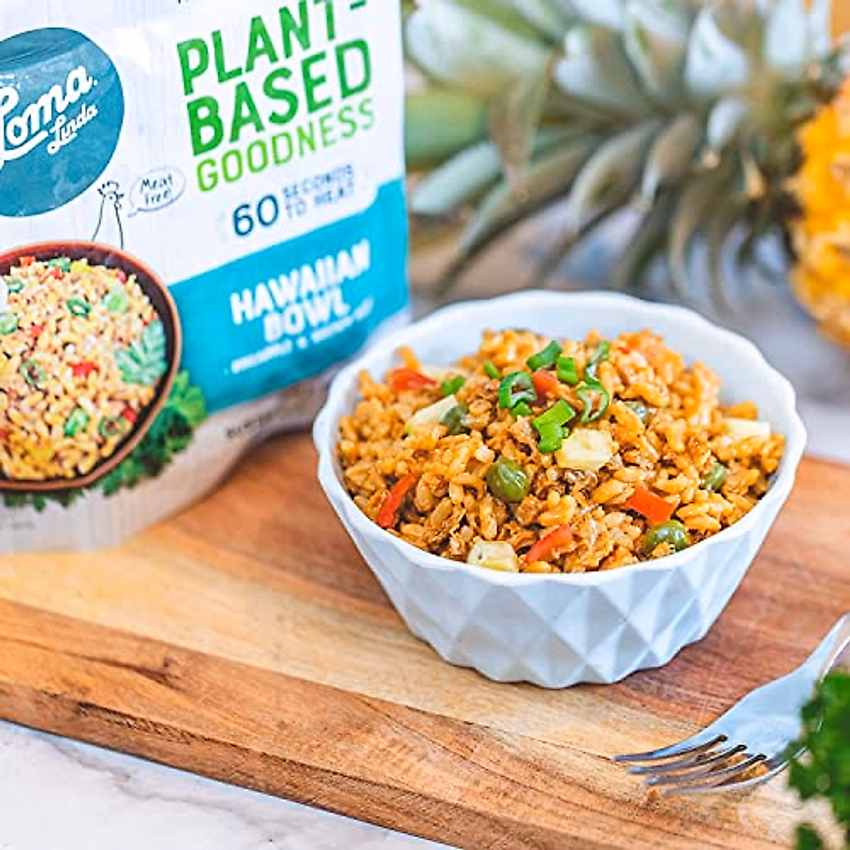 Loma Linda - Plant-Based Complete Meal Solution 10 oz. Packets (Hawaiian Bowl, 6 Pack)