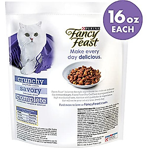 Fancy Feast Gourmet Savory Chicken & Turkey Dry Cat Food (2-Bags) (16 OZ Each)